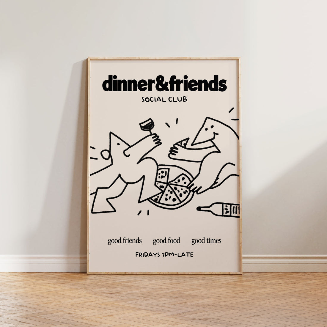 Dinner & Friends Social Club Print – Lune Club