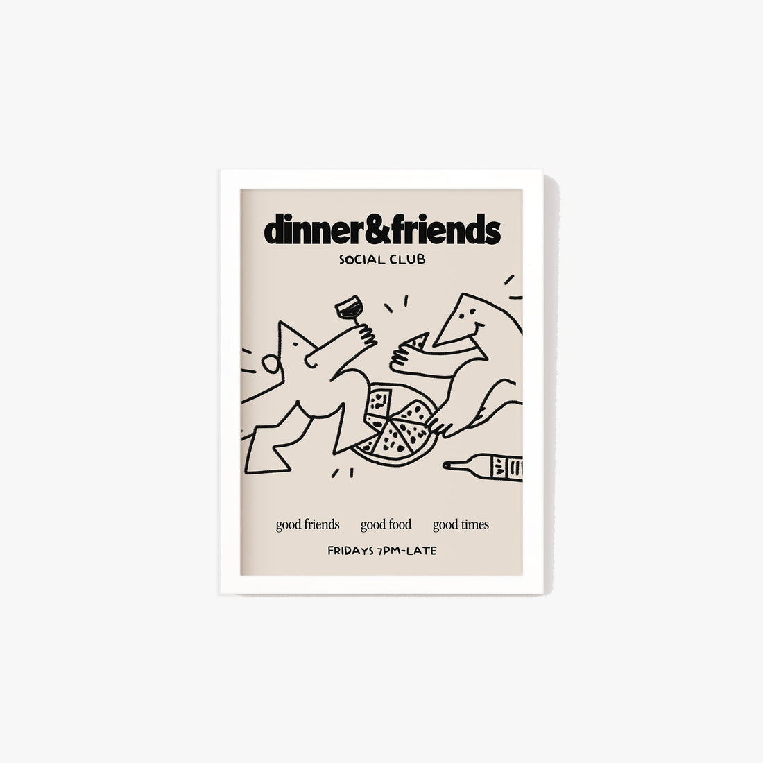 Dinner & Friends Social Club Print – Lune Club