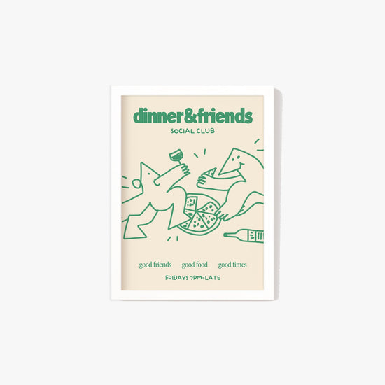 Dinner & Friends Social Club Print – Lune Club