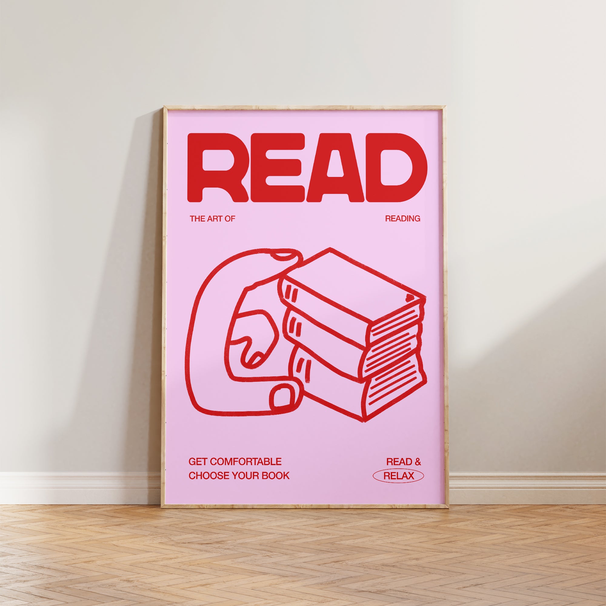 Read Hand Drawn Print – Lune Club