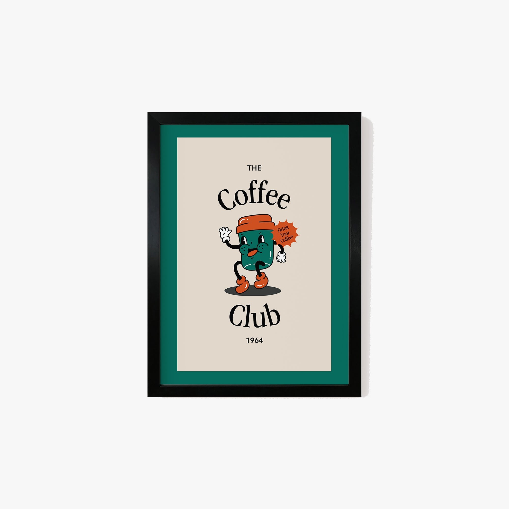 Retro Coffee Club Print – Lune Club