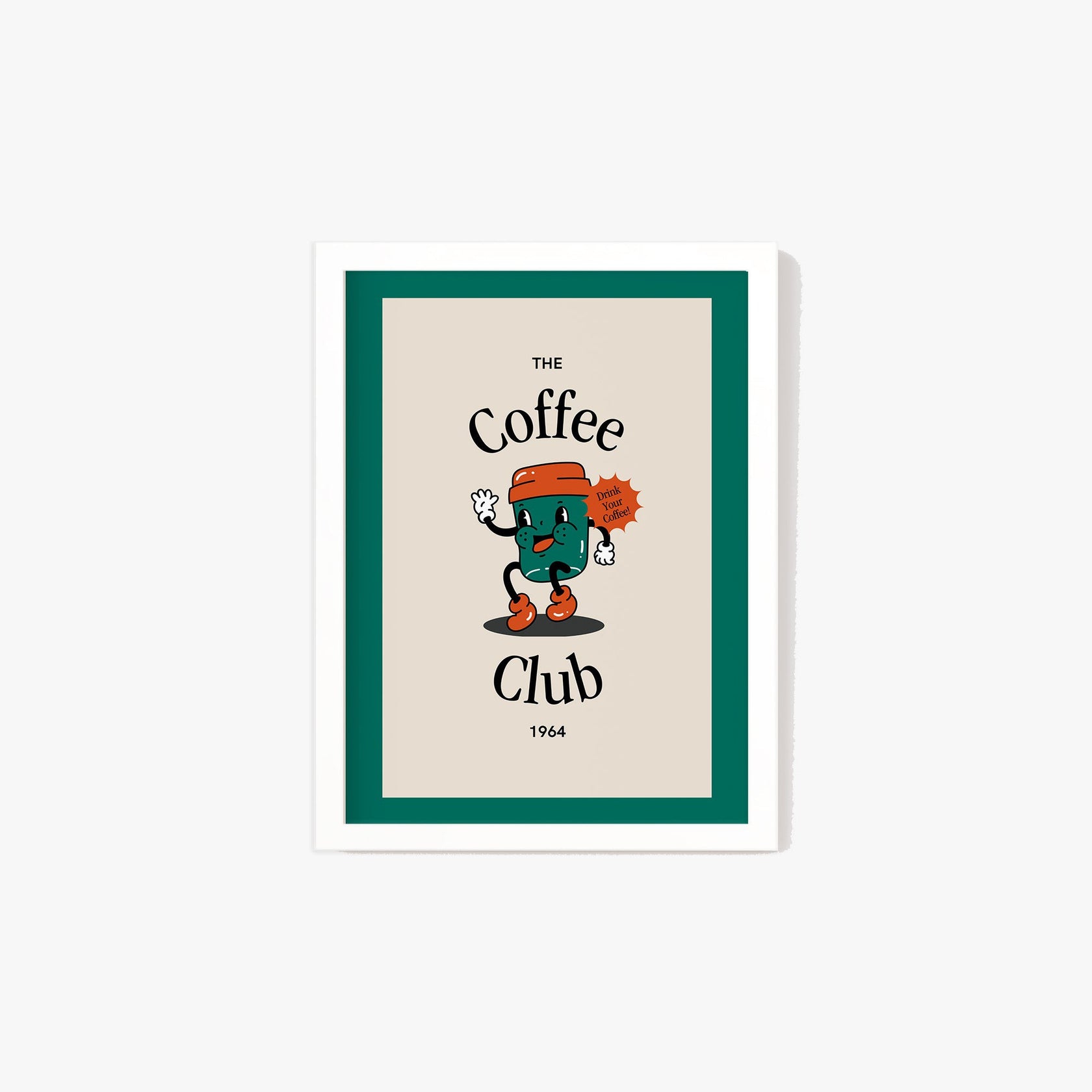 Retro Coffee Club Print – Lune Club
