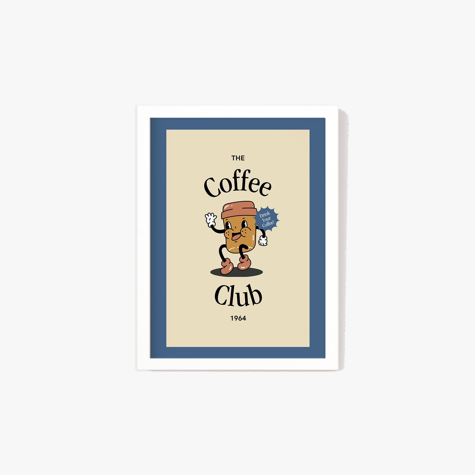 Retro Coffee Club Print – Lune Club