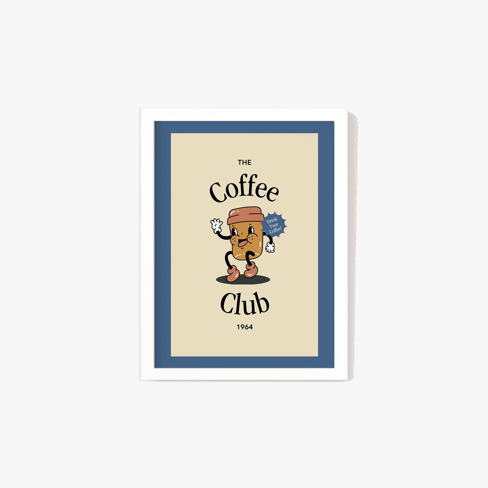 Retro Coffee Club Print – Lune Club