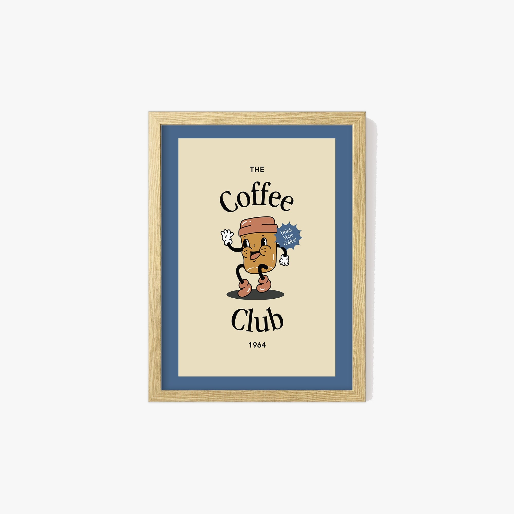 Retro Coffee Club Print – Lune Club