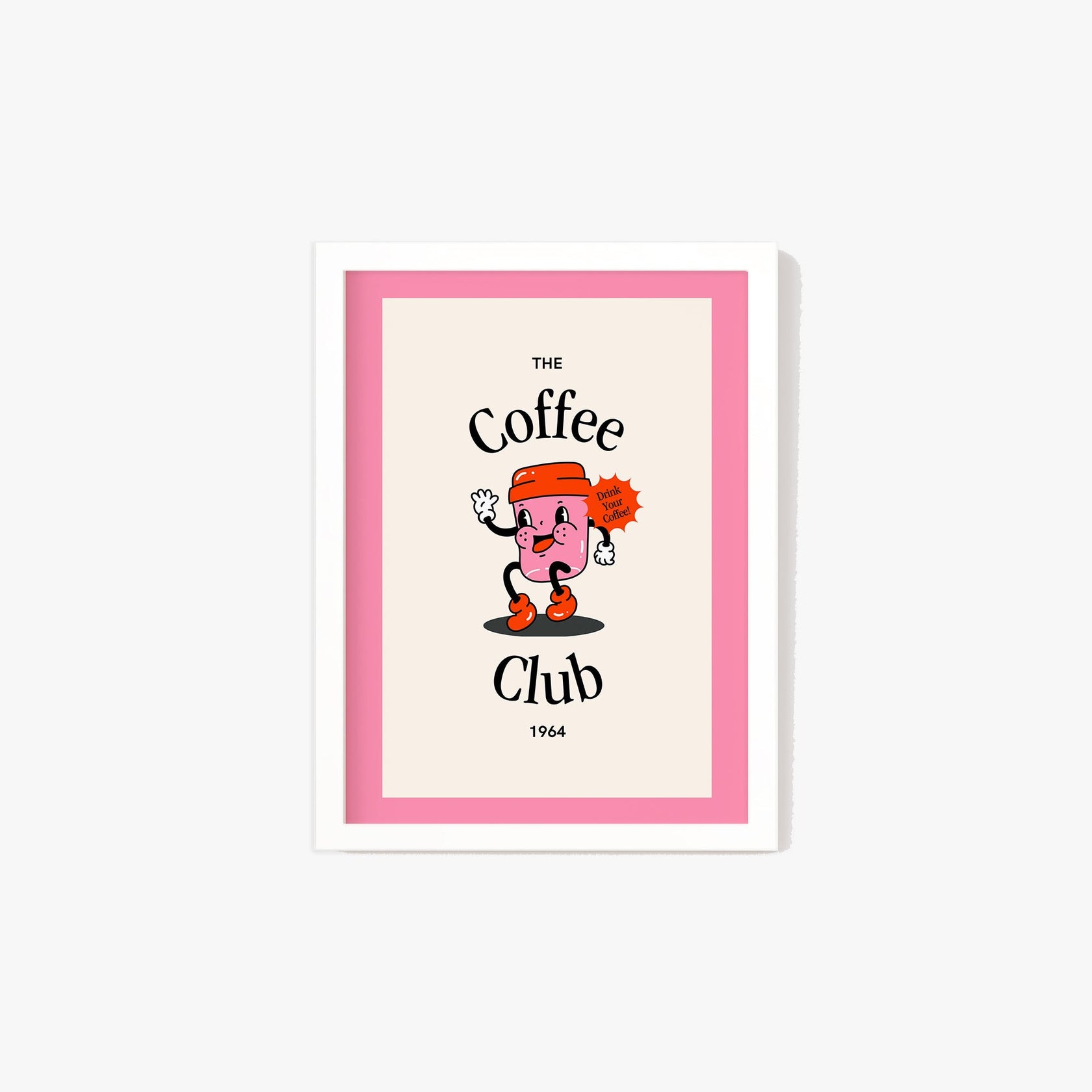 Retro Coffee Club Print – Lune Club