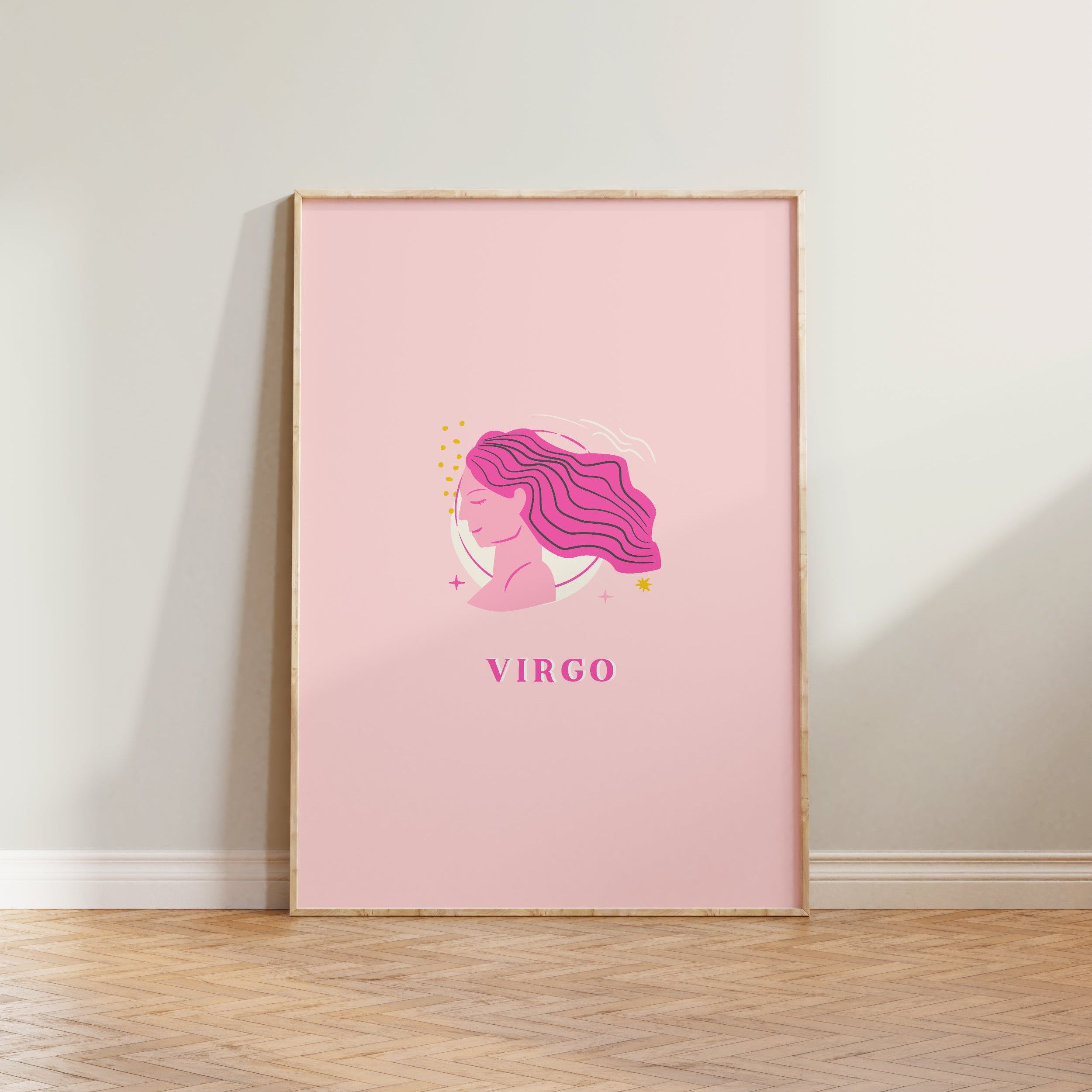 Virgo Pink Print – Lune Club