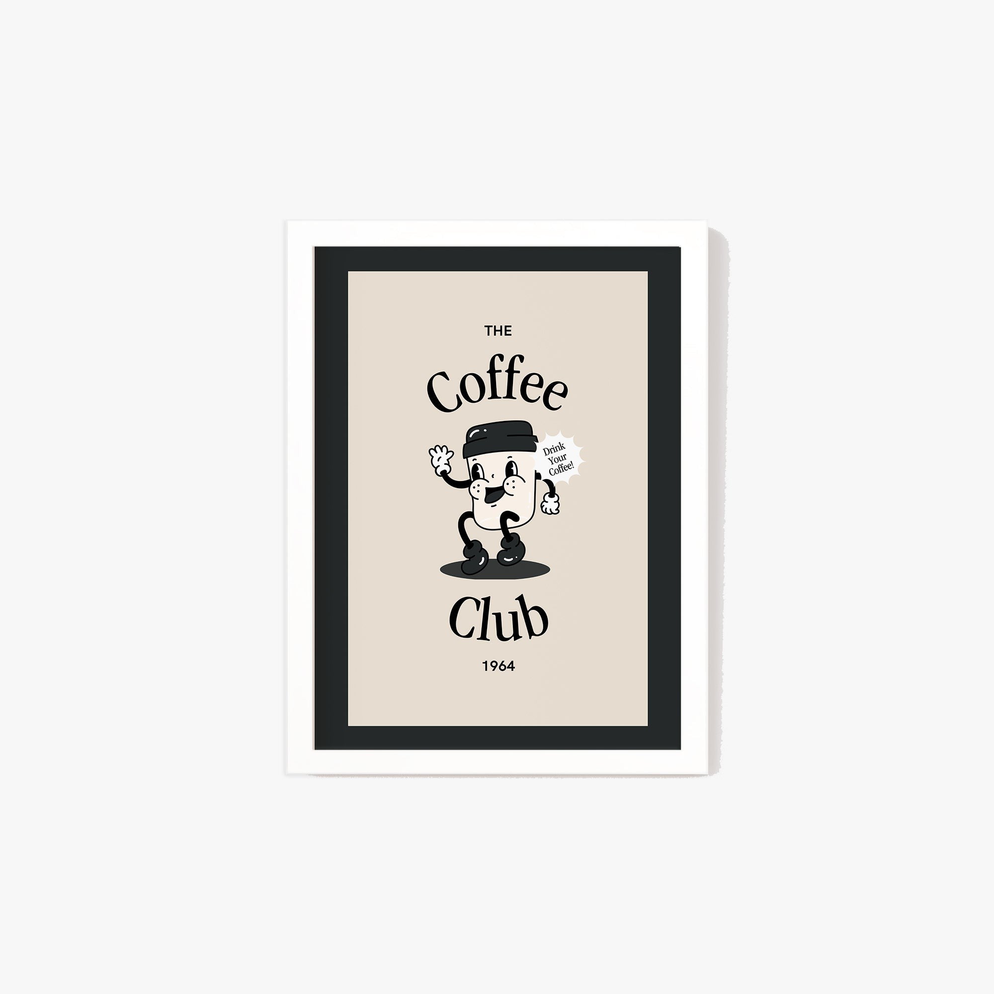 Retro Coffee Club Print – Lune Club