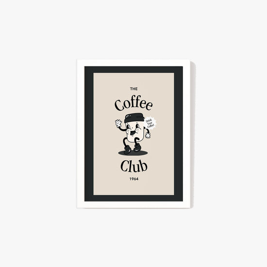 Retro Coffee Club Print – Lune Club